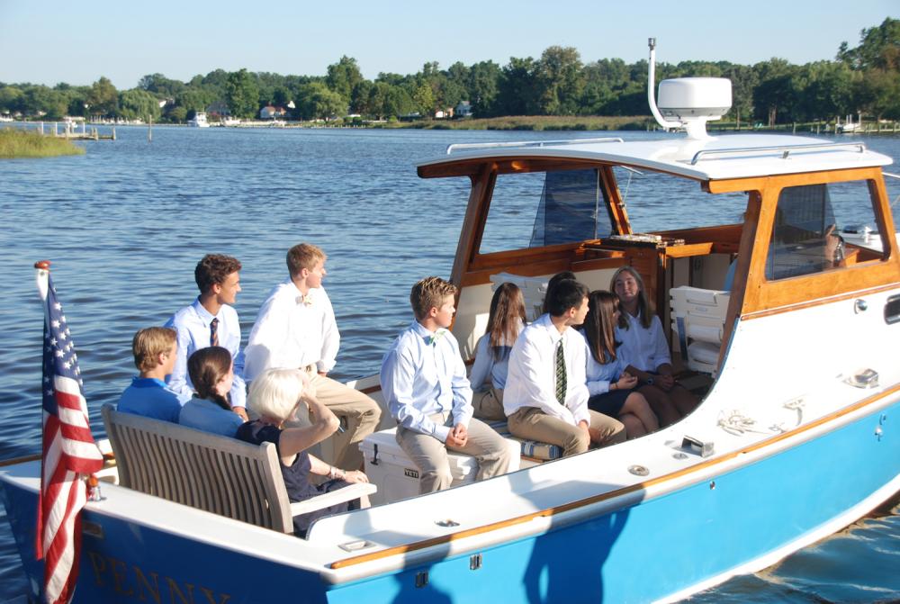 New Gunston Students Arrive by Boat