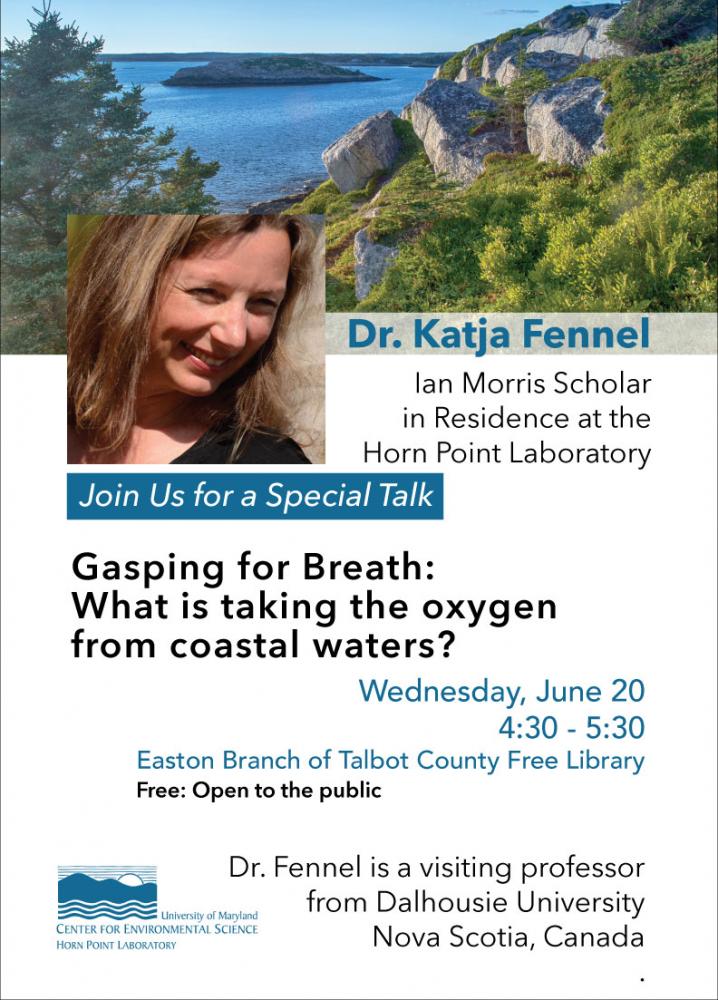 Horn Point Laboratory's Dr. Katja Fennel to Speak at Library June 20 ...