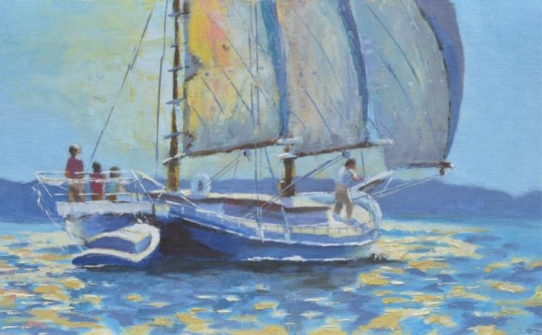 George Hamilton’s "Edna Lockwood" Painting Wins Contest - Talbot Spy