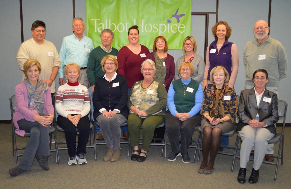 Seventeen Complete Talbot Hospice Volunteer Training - Talbot Spy