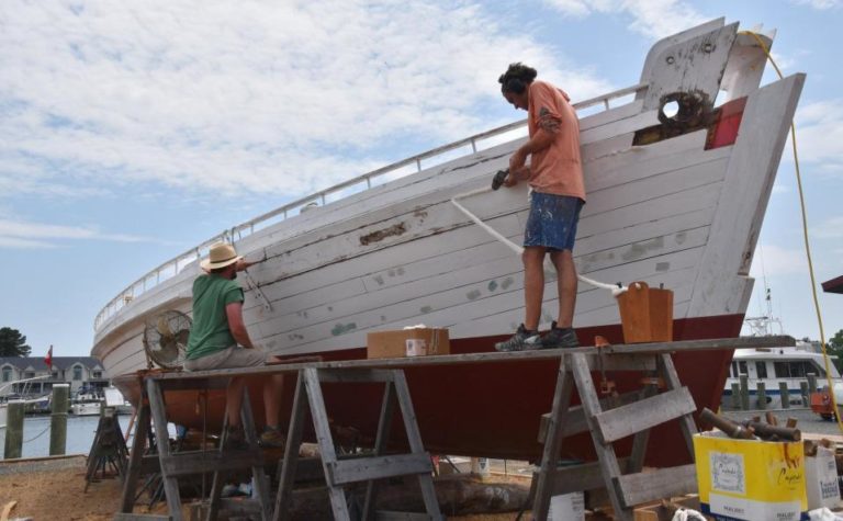 Learn the Art of Caulking from Master Shipwrights - Talbot Spy