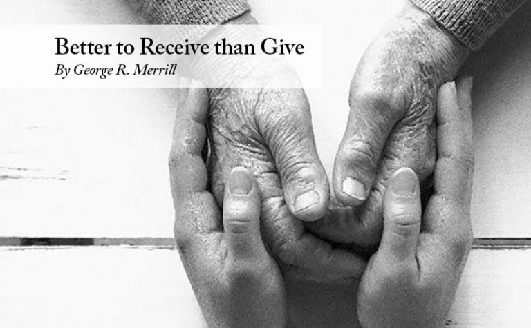 Better To Receive Than Give by George Merrill - Talbot Spy